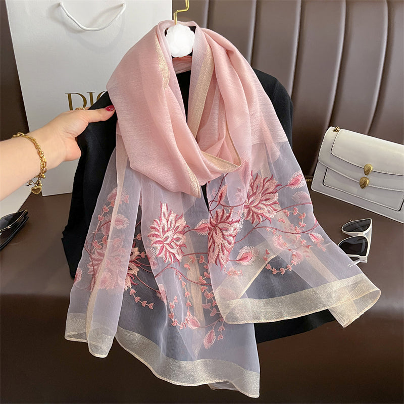 Regal Rose Premium Scarf – Vintage Velvet