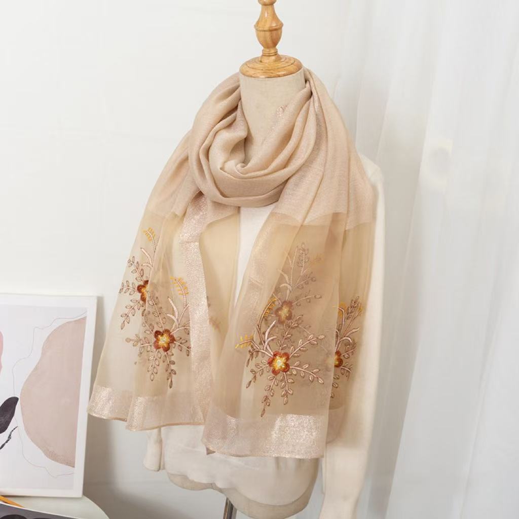 Unique Legacy Embroidered Stole – Vintage Velvet