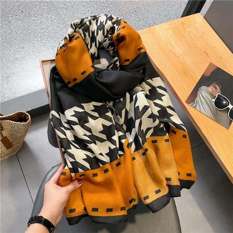 Maize Cotton Scarf – Vintage Velvet